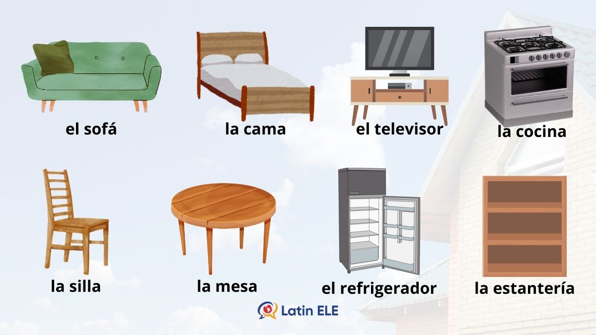 Household Items in Spanish - Latin ELE